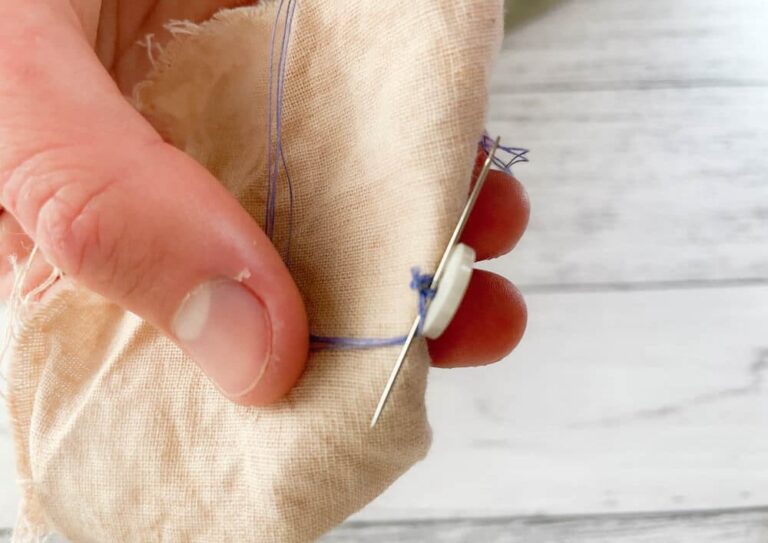 How to Sew a Button - 3 Button Types - Makyla Creates