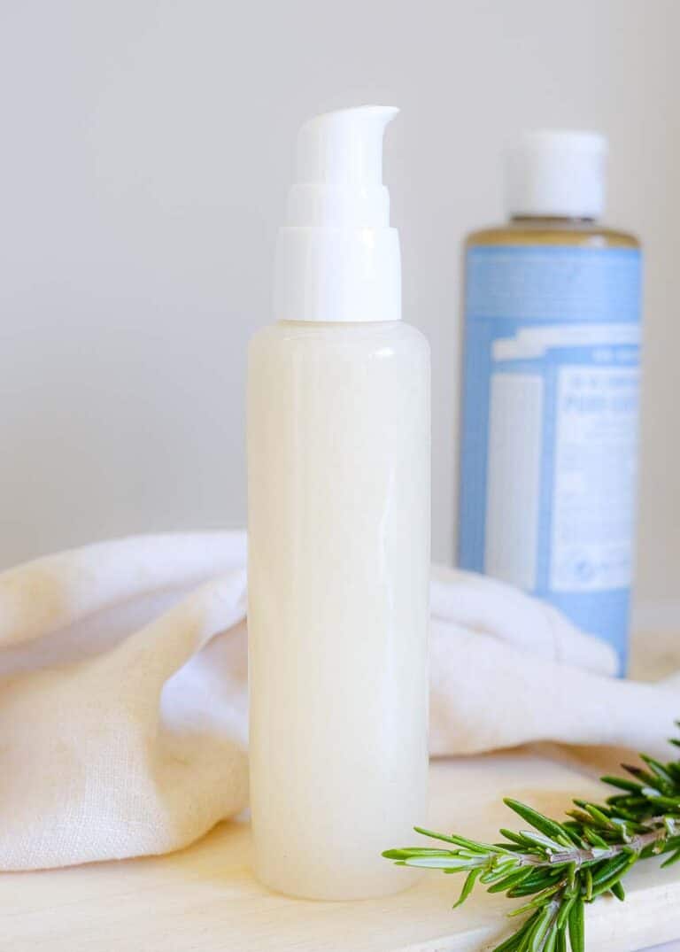 Natural Shampoo for Hair with Castile Soap - Makyla Creates