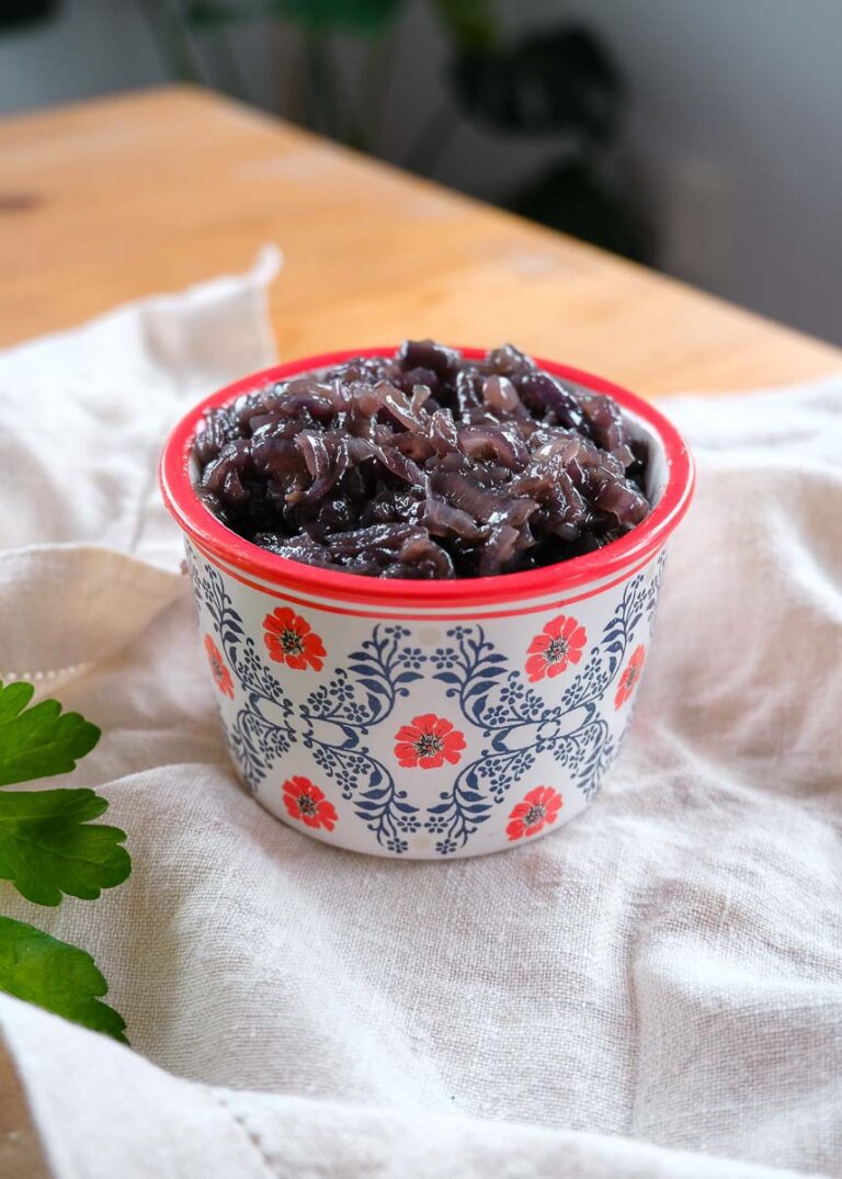 Homemade Caramelised Red Onions - Makyla Creates