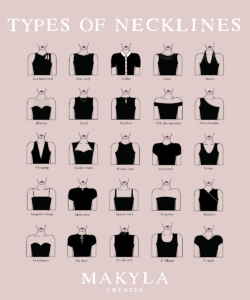 25 Types of Necklines (Illustrated Guide) - Makyla Creates