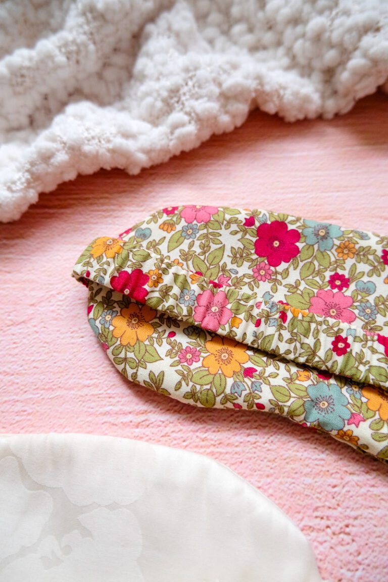 DIY Sleep Mask with Free Pattern - Makyla Creates