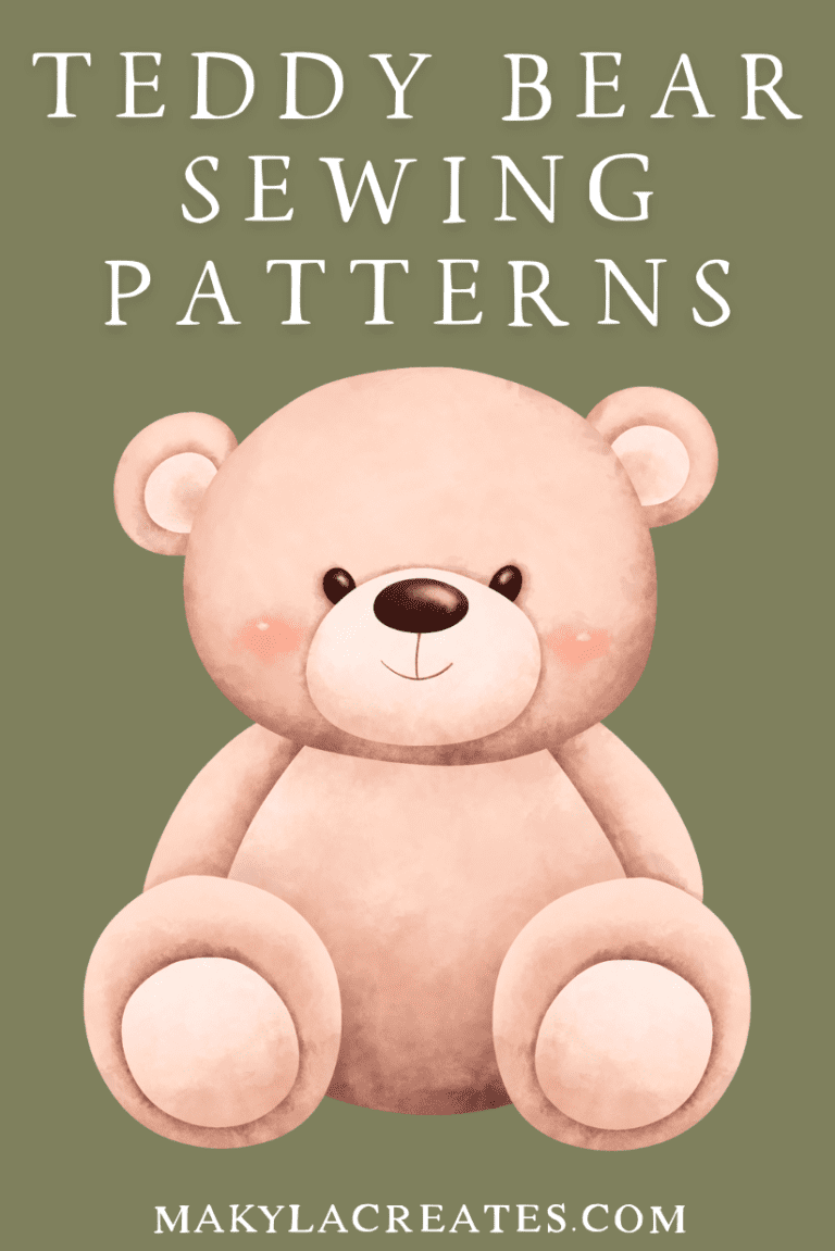10+ Teddy Bear Sewing Patterns - Makyla Creates