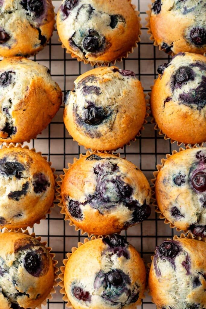 Old Fashioned Blueberry Muffins - Makyla Creates