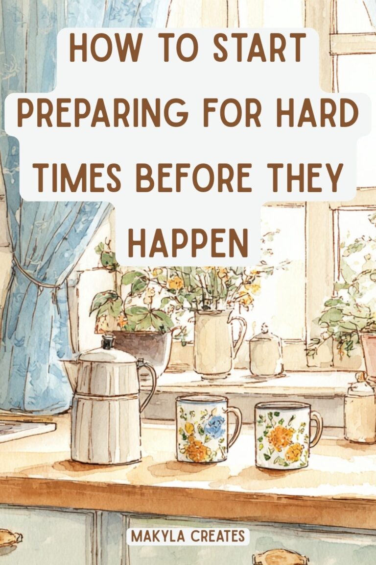 How to Start Preparing for Hard Times (Before They Happen) - Makyla Creates