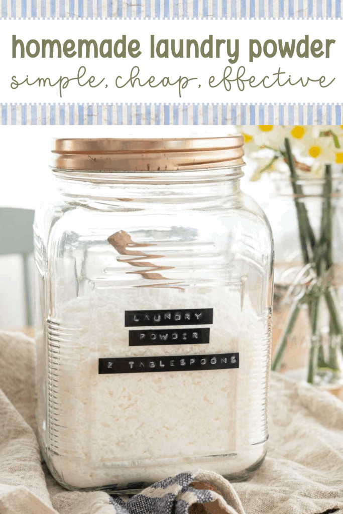 Homemade Laundry Powder Detergent - Makyla Creates