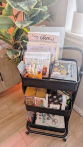 13 Hobby Cart Ideas to Organise Your Current Obsession - Makyla Creates