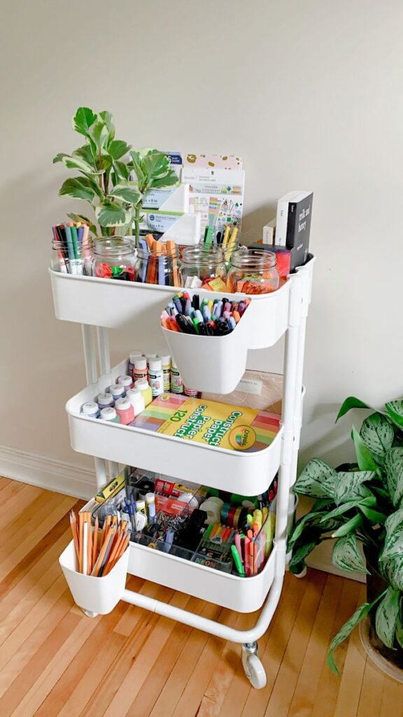 13 Hobby Cart Ideas to Organise Your Current Obsession - Makyla Creates