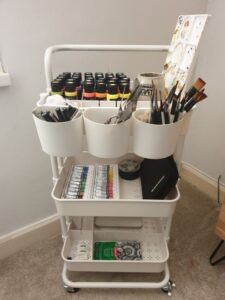 13 Hobby Cart Ideas to Organise Your Current Obsession - Makyla Creates
